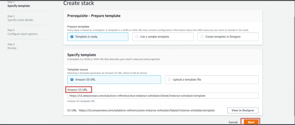 What is AWS Instance Scheduler Method?