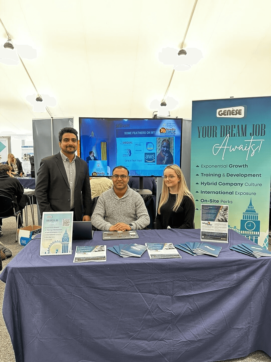 Genese Solution's Participation in UK Job Fairs