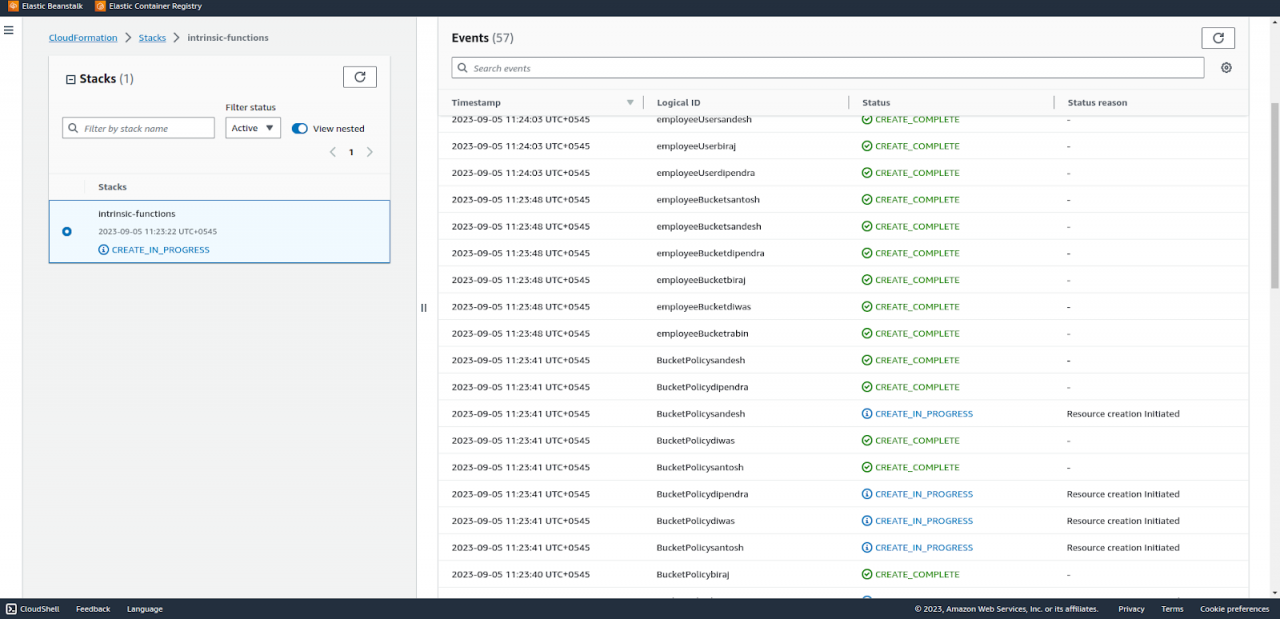 Intrinsic Function and automation in Cloudformation
